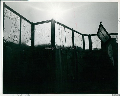 1971 Photo Bullet-Riddled Bridge Of Uss Cape Gloucester Ferry Military ...