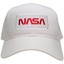 NASA Worm Red Text Embroidered Iron On Patch Snapback Trucker Mesh Cap ...
