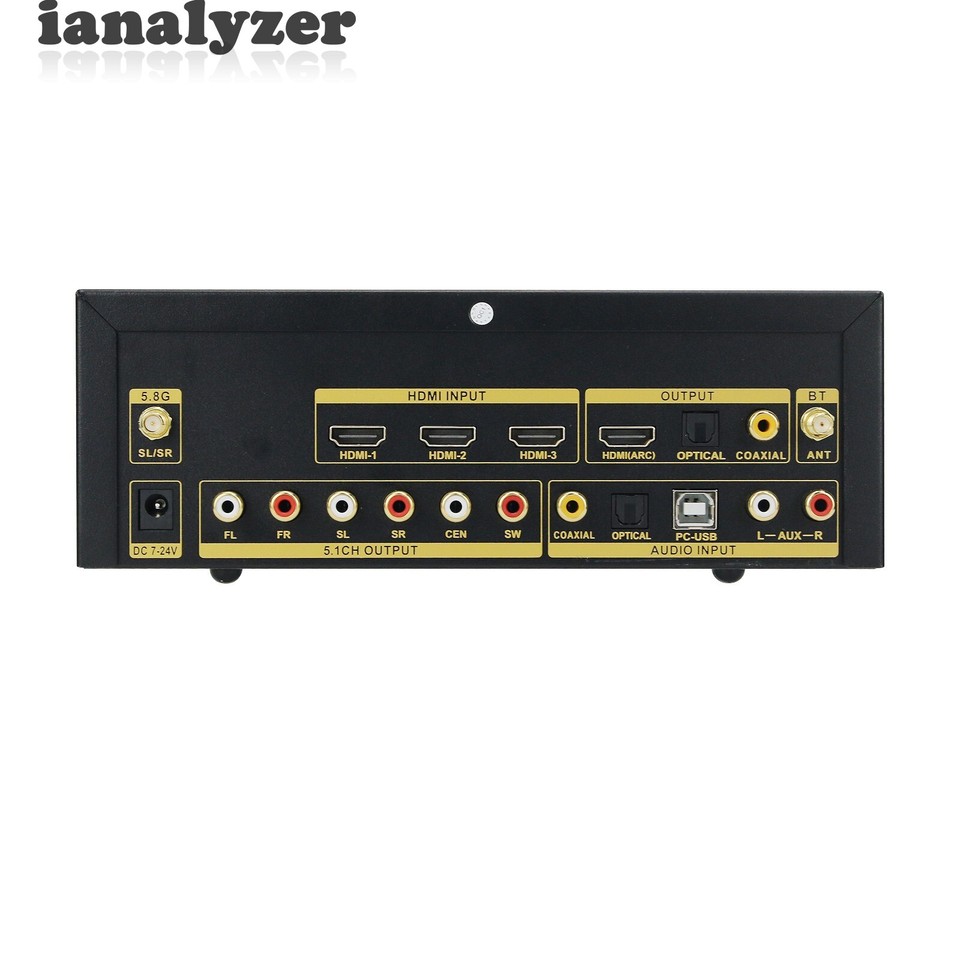 UD951C DSD Audio Decoder Black Standard Version,DTS Dolby 5.1 with 3.2 ...