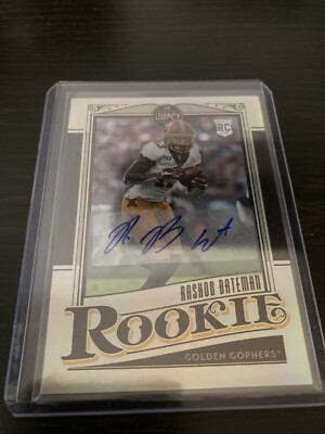 Rashod Bateman 2021 Panini Legacy Ruby Auto /50 RC Rookie Ravens Minnesota | eBay