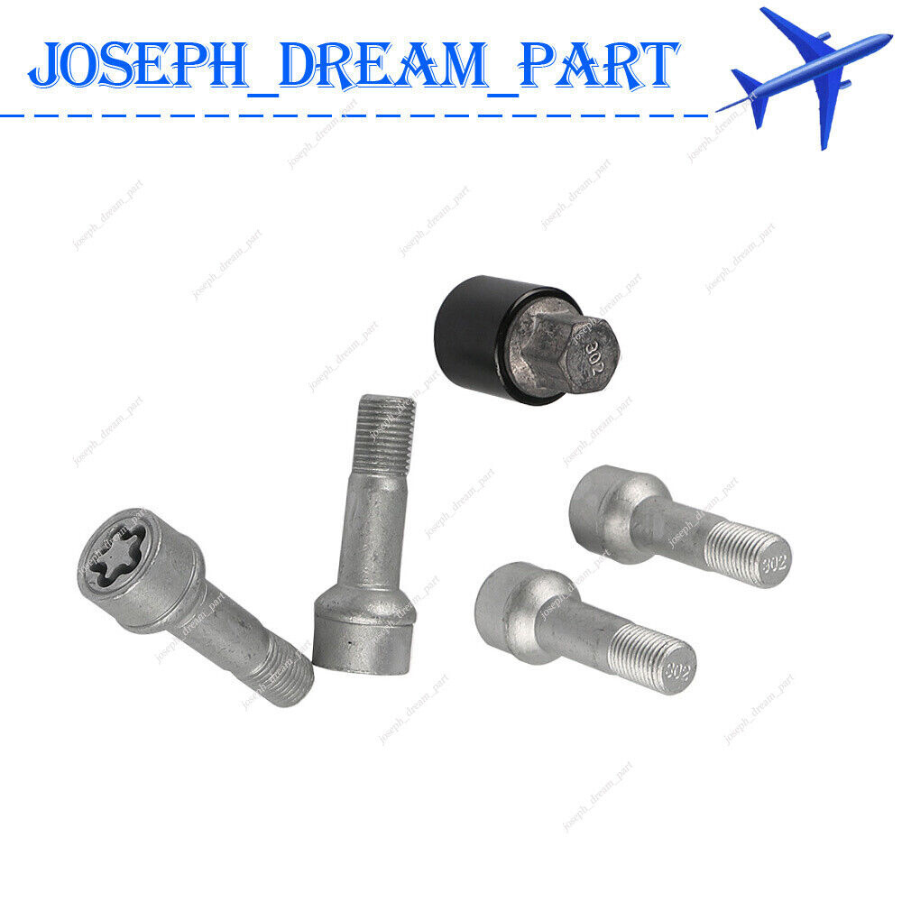 5x A0019901707 M14x1.5x45 Wheel Set Studs Lugs Long Safety Bolts For ...