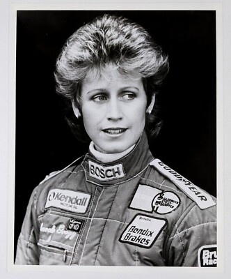 1980s Deborah Gregg Female Race Car Driver Brumos Racing Vintage Press ...