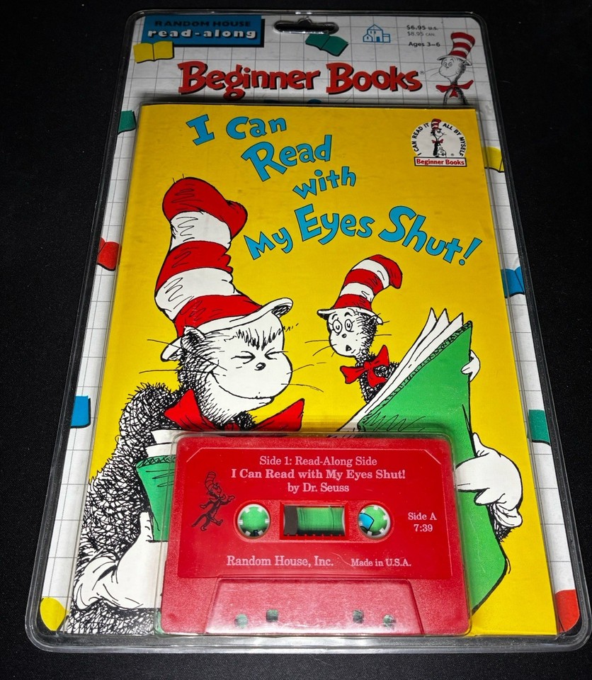 I Can Read With My Eyes Shut by Dr Seuss Read-Along Beginner Book ...