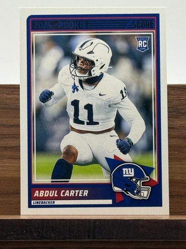 Abdul Carter New York Giants Rookie Card 2025 Score Football | eBay