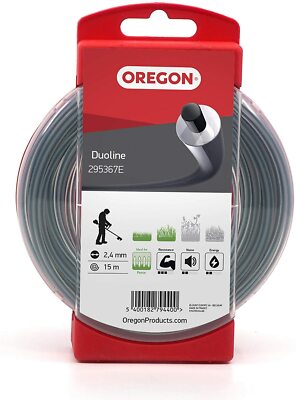 OREGON DUOLINE nylon strimmer trimmer cutting line 2.4mm x 15 metres ...