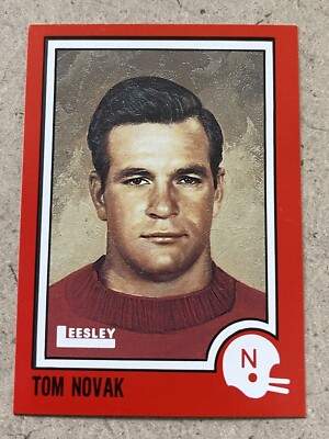 1989 Leesley Nebraska Cornhuskers Go Big Red Tom Novak #83 | eBay
