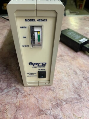 PCB PIEZOTRONICS 482A21 ICP SENSOR SIGNAL CONDITIONER UNITY with Power ...