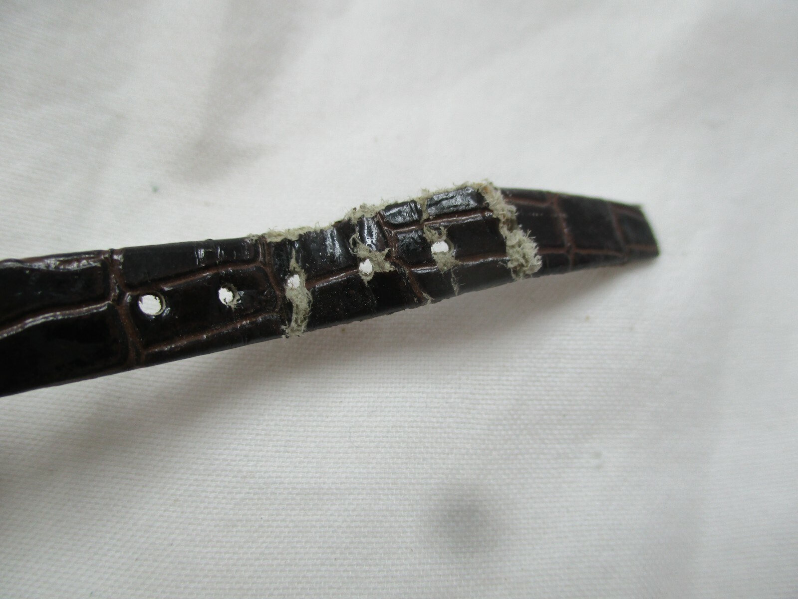 Ricardo Watch Brown Leather Buckle Band Round Gold Tone Face Stylish | eBay