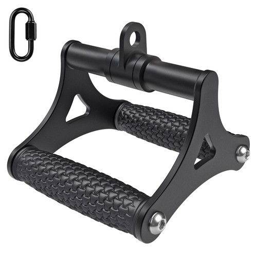 Heavy Duty V Bar Cable Machine Attachment-Double D Handle Home Gym ...