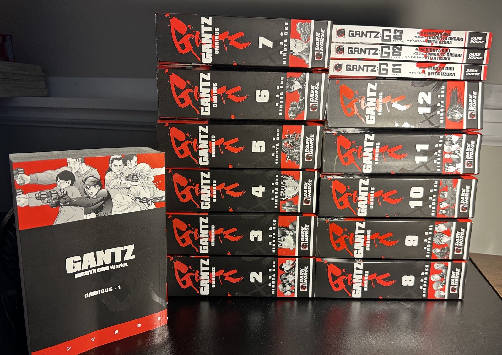 Gantz Omnibus Manga Complete Volumes 1-12 + Gantz 0 1-3 - Hiroya Oku ...