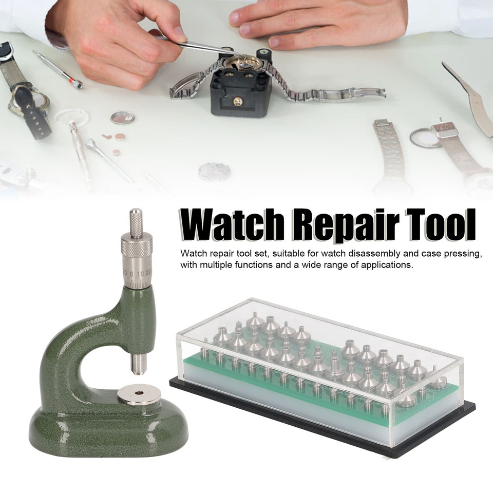 Watch Repair Tool Watch Case Closer With 48Pcs Dies Watchmaker ...