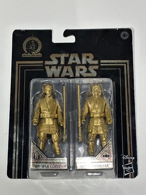 Star Wars Commemorative Edition Gold Obi-Wan Kenobi & Anakin Skywalker ...