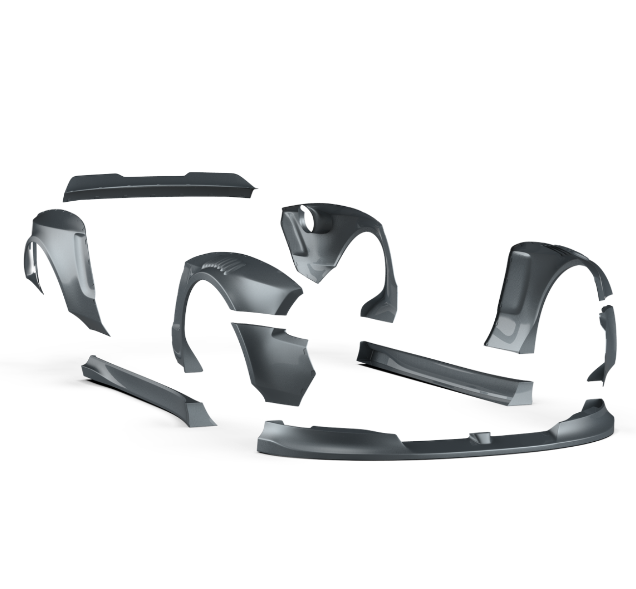 SHIROKAI Ford Mustang S197 (2013-2014) Widebody kit | eBay