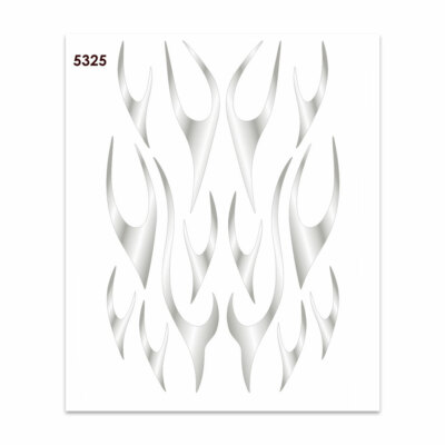 Stickers Flames Holographic 35 x 25 cm | eBay