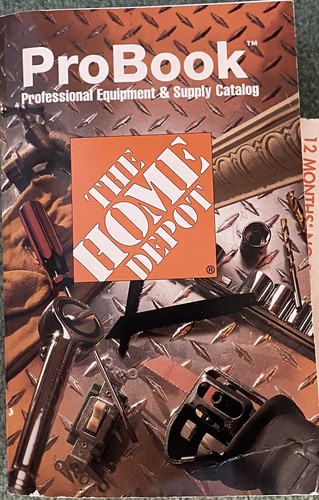 1998 Home Depot Pro Book | eBay