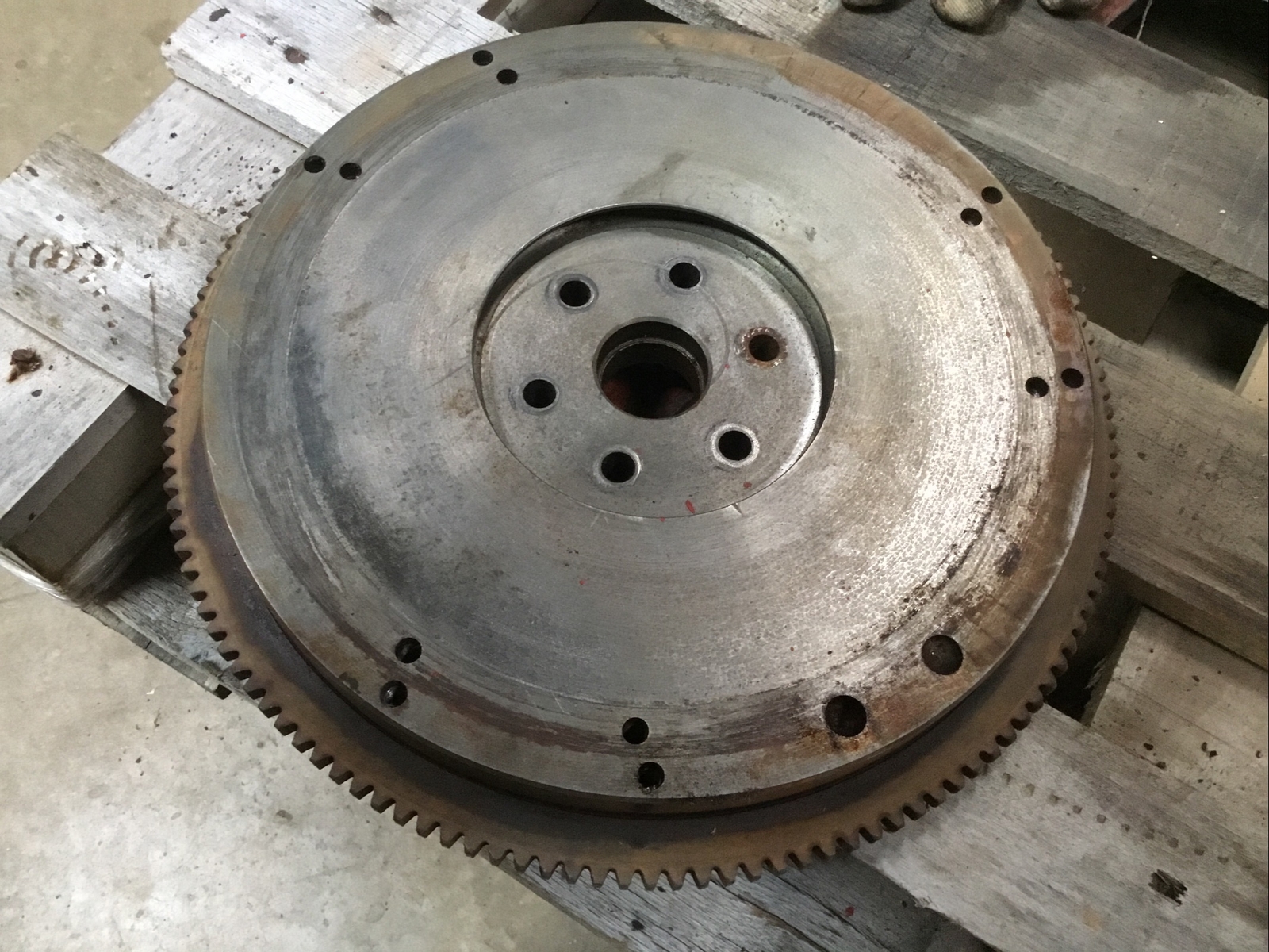 Ford Industrial Engine Flywheel, 4 Cylinder | Solid | Manual | Steel | OE