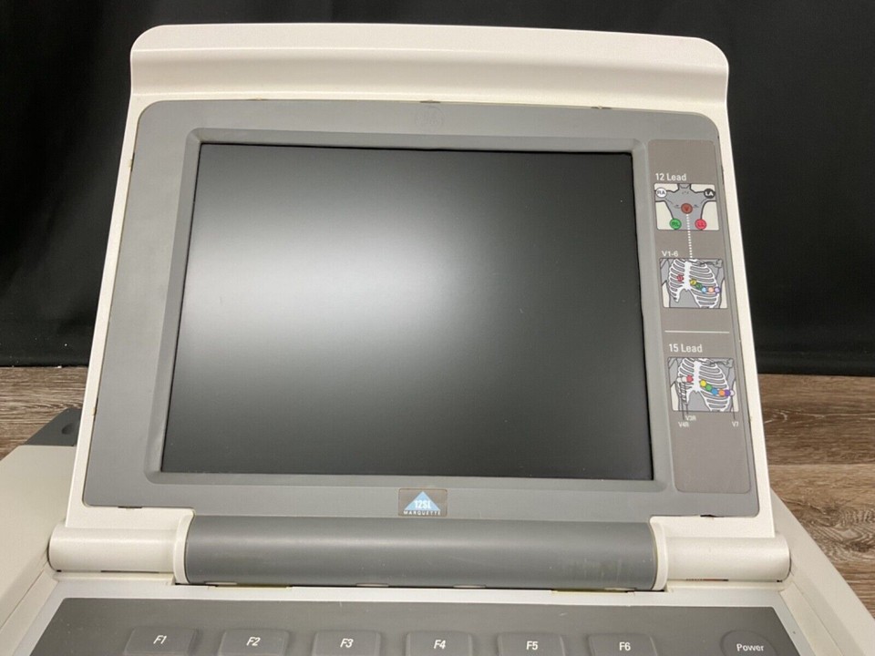 GE MAC 5500 HD Resting Electrocardiogram System ECG Machine with Color ...