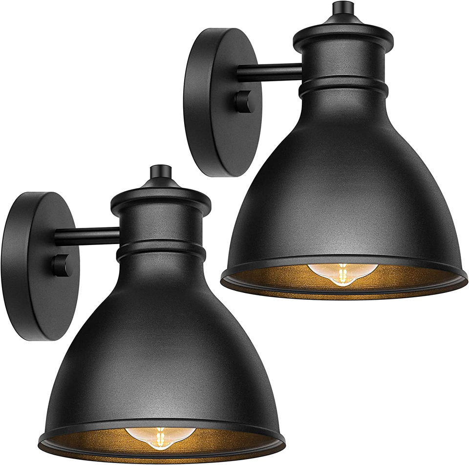 Outdoor Lights Wall Sconces Lantern, Farmhouse Wall Mount Porch Lights ...