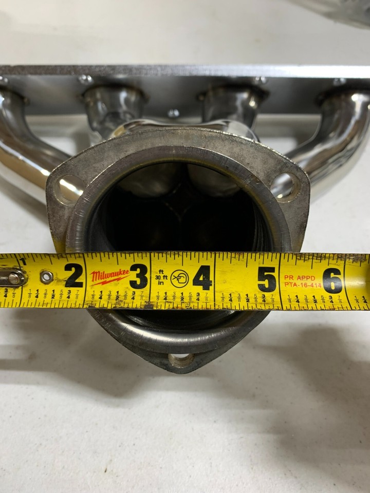 FITS Chrysler Hemi 331 392 1 3/4" Tubing Block Hugger Stainless Steel ...