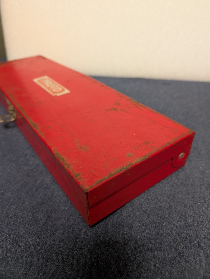 Vintage Proto Tools Case Box Storage Only For 1/2 Drive Socket Wrench ...