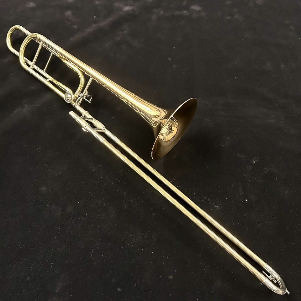 CONN 88HR-O Trombone Gold Brass Bell Used with Hard Case Mouthpiece | eBay