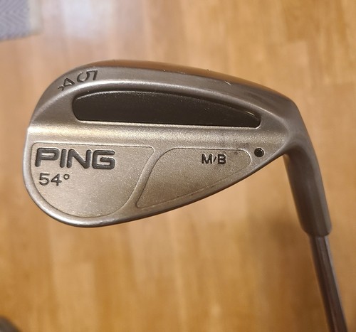 Ping MB Sand Wedge 54* Black Dot RH Men's Stiff Steel Grip One SW Nice Club! | eBay