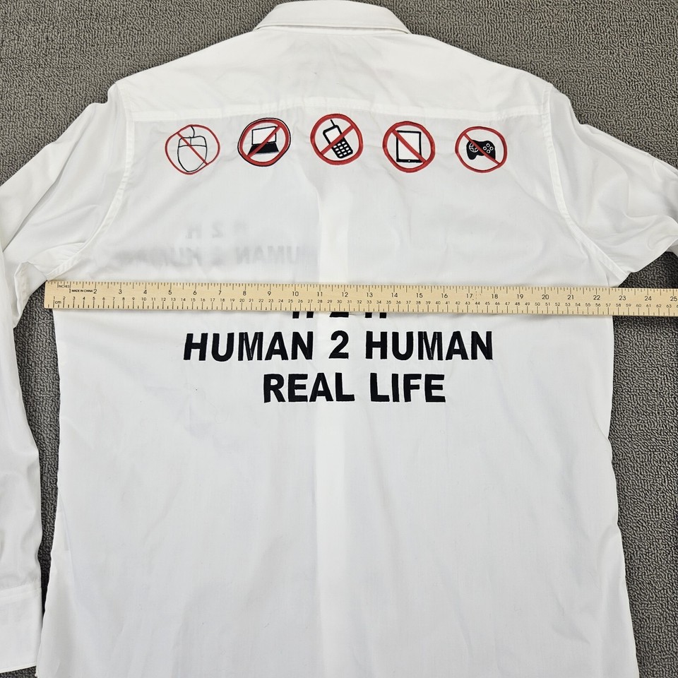 Robert Graham x Scott Lyall Human 2 Human Collab Shirt Rare Mens Medium ...