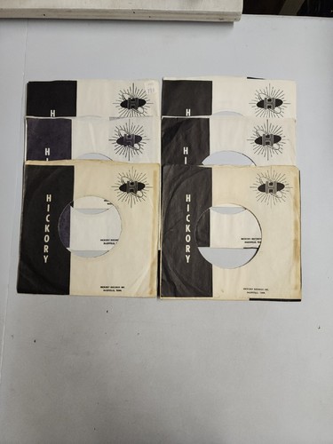 45 RPM 7" RECORD SLEEVES CO. SLEEVE 6 PACK SEE PHOTOS - Hickory (SLV63 ...