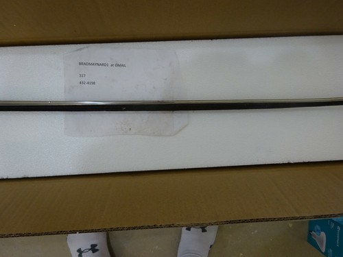 C3 Corvette OEM Stainless Door Trim Molding and Felt Retainer | eBay