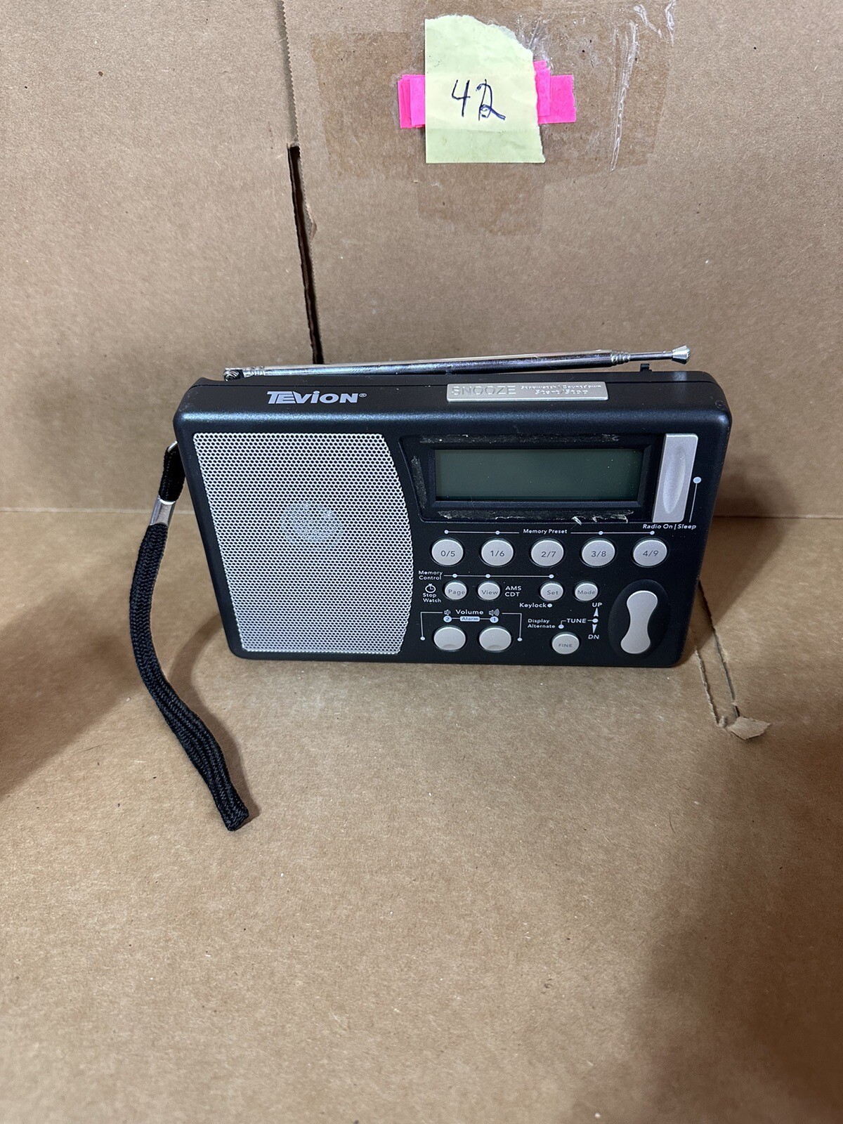 Tevion am/fm digital alarm clock radio. AD | eBay