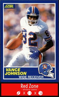 1989 Score - #56 Vance Johnson NM/NM+ | eBay