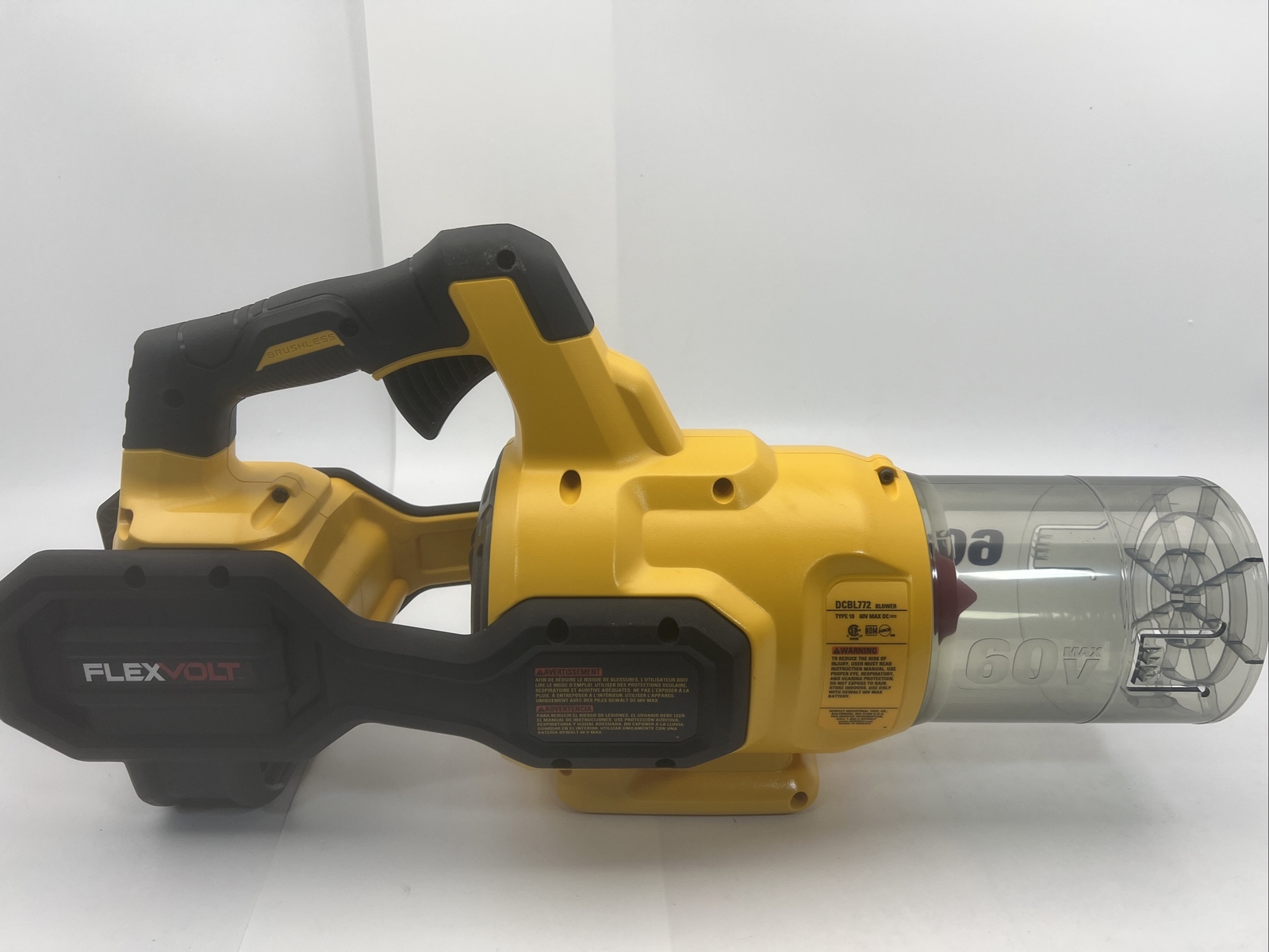 DeWALT 60V FlexVolt Brushless Handheld Axial Blower (Tool Only) DCBL772 ...