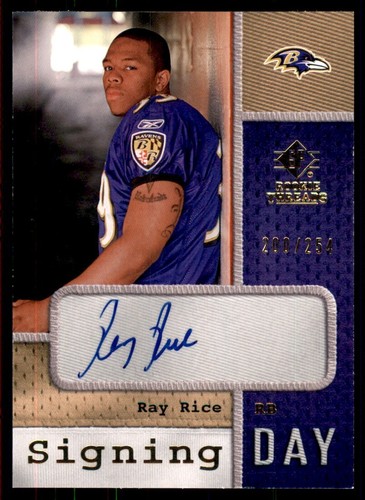 2008 Rookie Threads Football Ray Rice Signing Day /254 | eBay