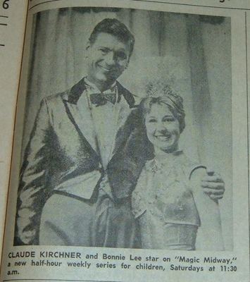 1962 TV AD~CLAUDE KIRCHNER & BONNIE LEE HOST MAGIC MIDWAY CHILDREN'S ...