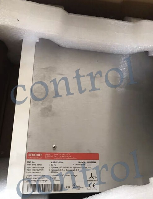Beckhoff Ax5103-0000 Digital Compact Servo Drive Ax5103 for sale online ...