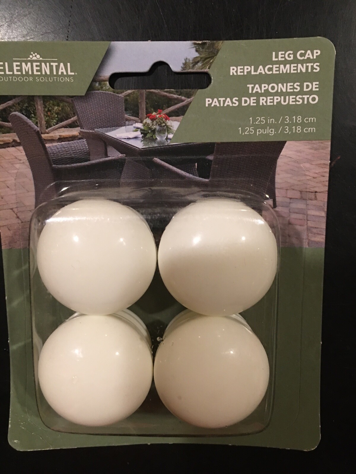 LEG CAP REPLACEMENT 1.25 IN 4/PACK | eBay
