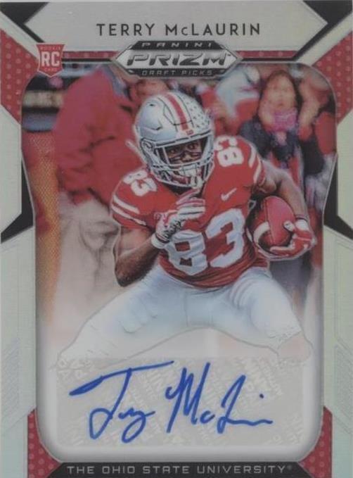 2019 Panini Prizm Draft - Draft Picks Terry McLaurin #222 Silver Prizm ...