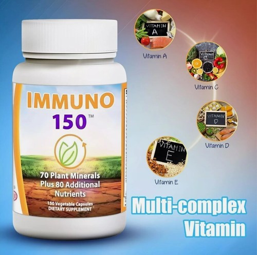 IMMUNO 150 THE ULTIMATE MULTI VITAMIN, IMMUNE BOOSTER. 150 CAPS - FREE SHIPPING | eBay