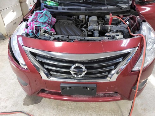 Used Upper Grille fits: 2016 Nissan Versa Sedan upper Upper Grade A | eBay