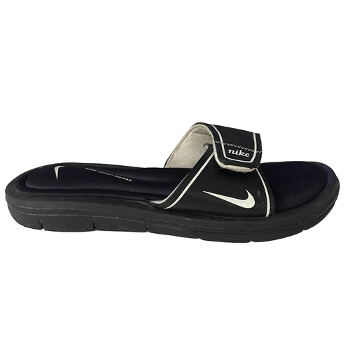Nike Comfort Slide Memory Foam Black Women’s 7 Flip Flop Sandals 360683 ...