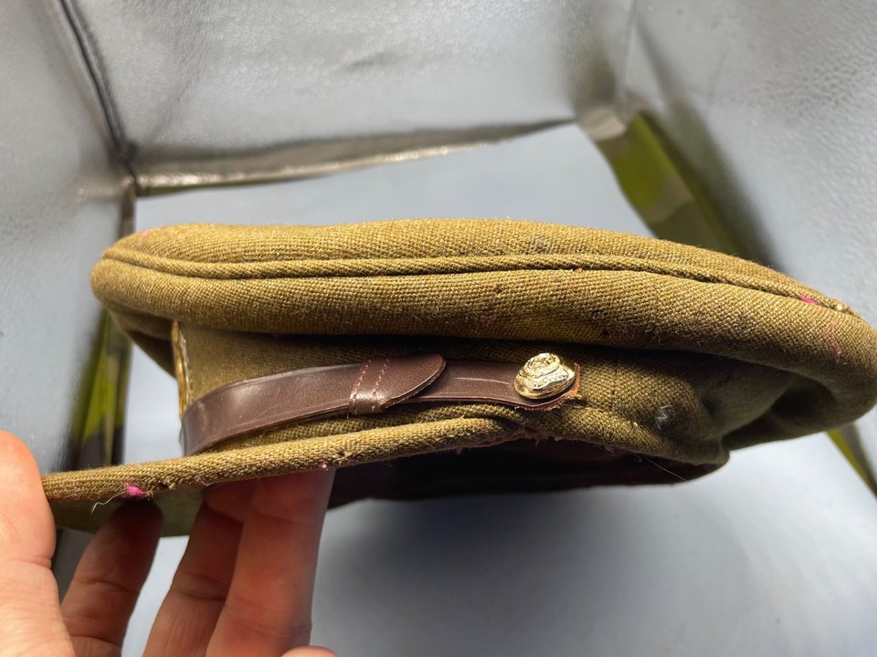 Original Post 1953 Dated British Army Royal Engineer Officer's Cap ...