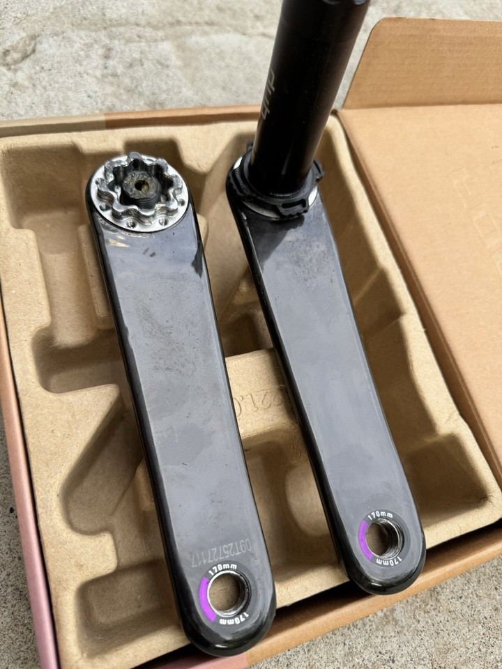SRAM Force AXS 170mm Carbon DUB Spindle Crank Arms | eBay