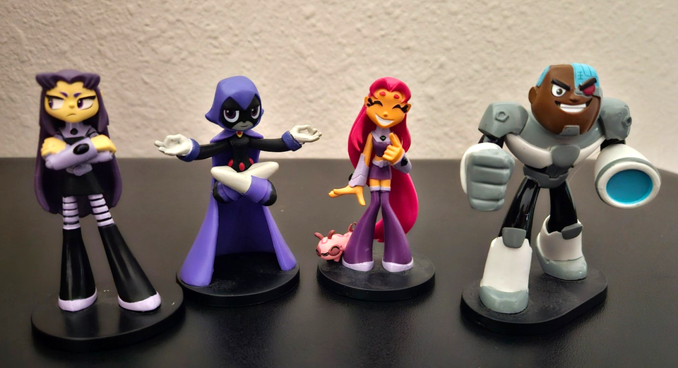 Teen Titans Go Funko Hero World Figures 7 pcs Loose! | eBay
