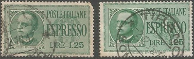 2 - Used Poste Italiane stamps - Italy - Espresso - 1.25 lire - 1932 | eBay