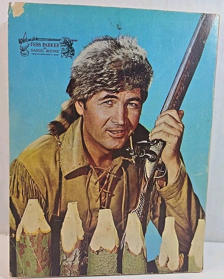 1964 The Fess Parker Daniel Boone Color Book #9696 NBC TV Show | eBay