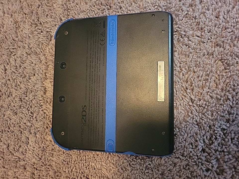 Nintendo 2DS Black & Blue Handheld Video Game Console System Works ...