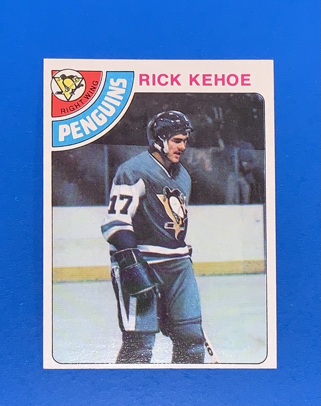 1978-79 Topps Rick Kehoe Hockey Card #213 Pittaburgh Penguins Set Break ...