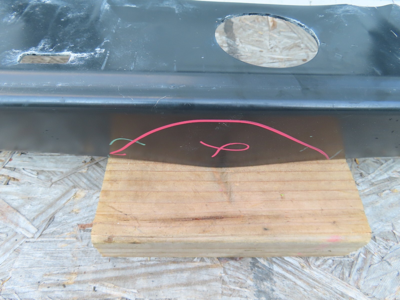 2016-2019 Chevrolet Silverado GMC Sierra 1500 Rear Metal Bumper OEM ...