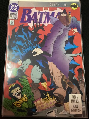 Batman #492 Knightfall Part 1 Bane & Mad Hatter Appearance Doug Moench ...