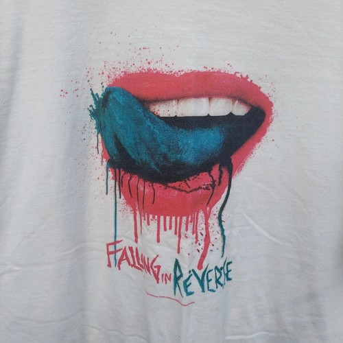 Vintage Falling In Reverse Lips White Coton T-Shirt All size S-345XL ...